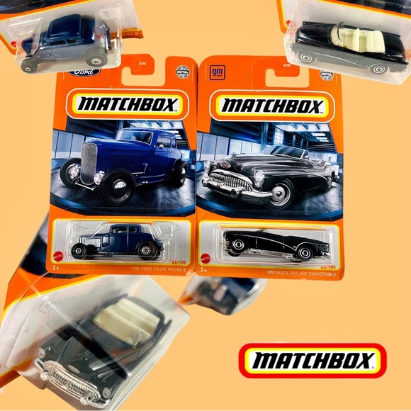 Mattel | Toys | Matchbox Bundle 953 Buick Skylark Convertible 1932 Ford ...